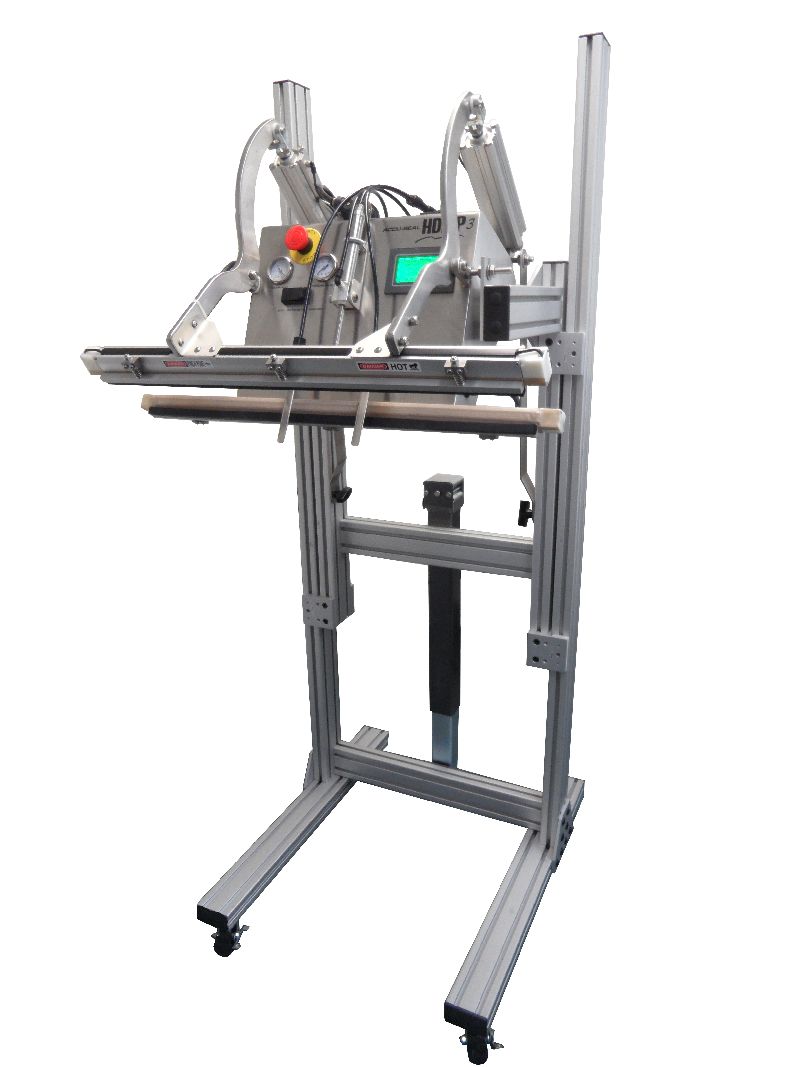 HDMP Stand Manual Crank-Full Vertical - Accu-Seal